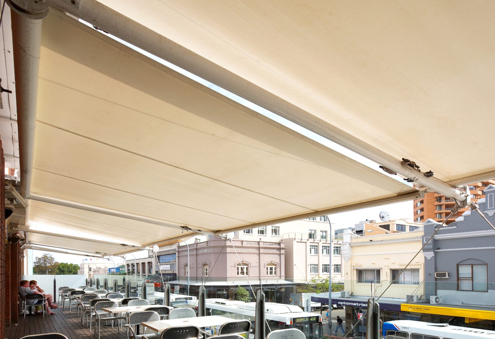 Commercial Sails and Awnings | Retracting and Fixed